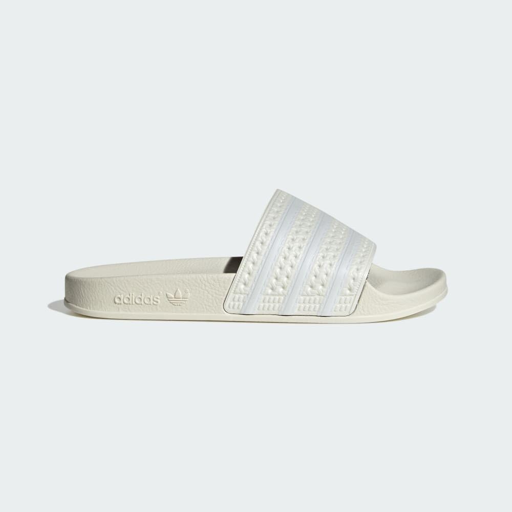 adidas Adilette Slides Women's, White, Size 10