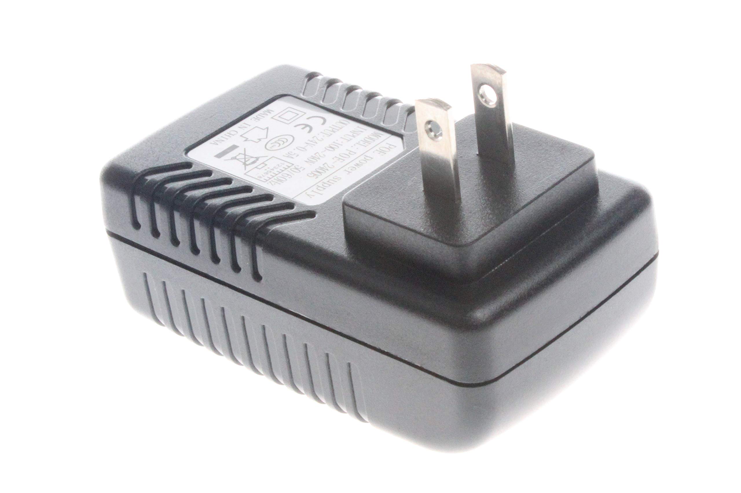 NOYITO 24V 0.5A PoE Injector Power Supply Adapter with Wall Plug IEEE 802.3af Compliant 10 100Mbps for IP Camera Voip Phones AP