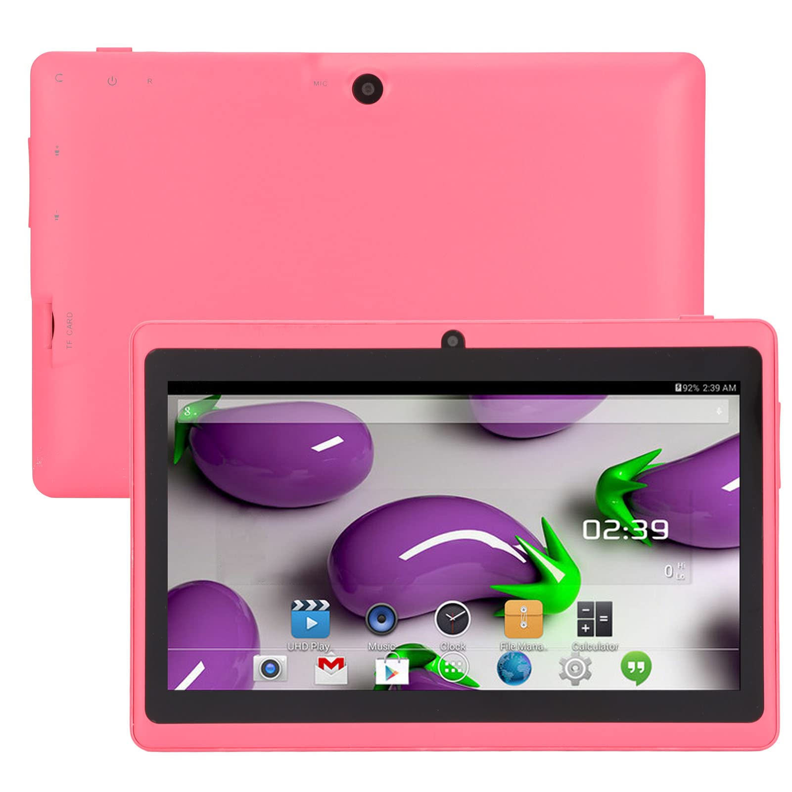 7 inch Kids Tablet Toddler Tablet for Kids, HD 4.4 Tablet 8GB ROM 512GB Expand, 3MP Camera 2600mah Battery Childrens Educational Tablet (Pink)