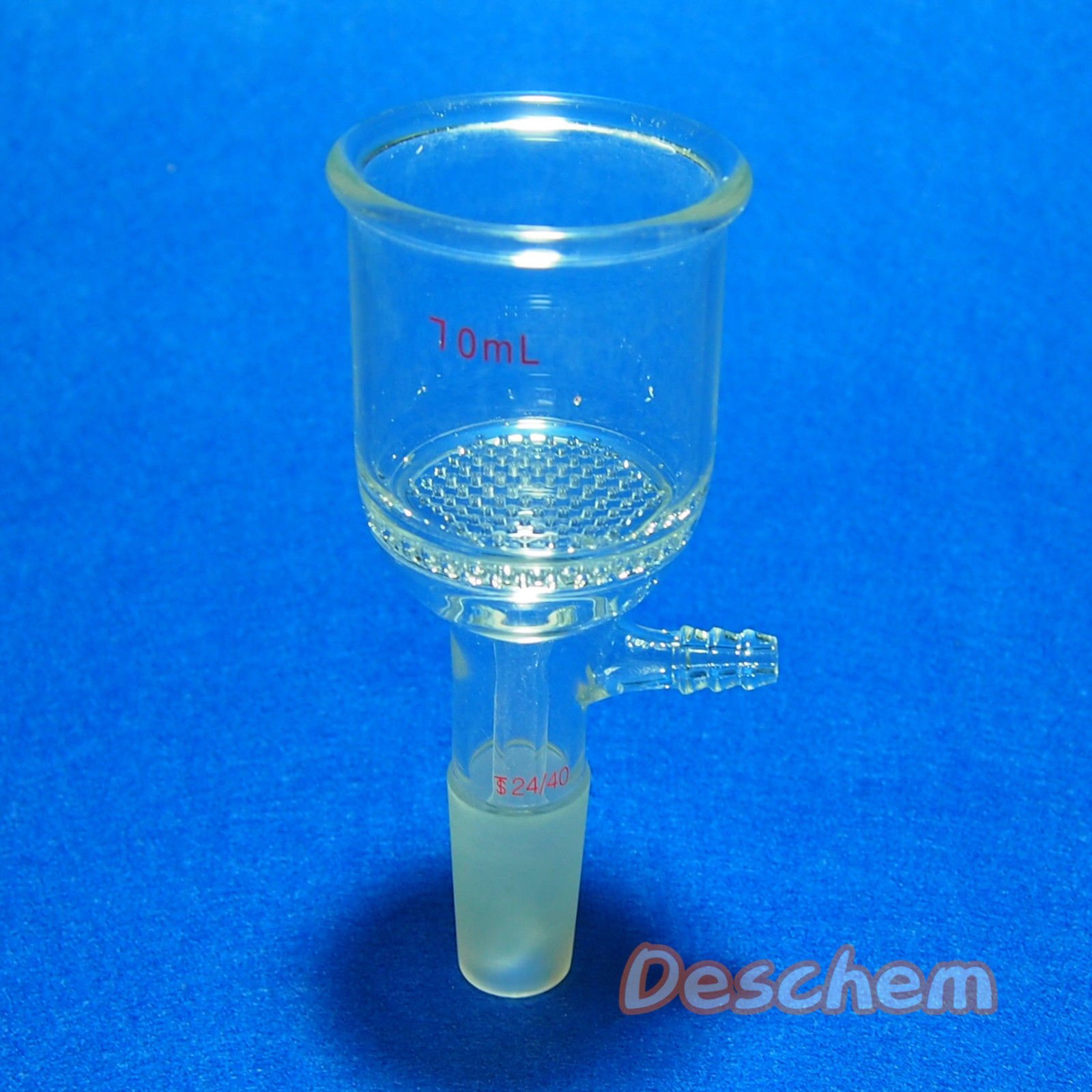 Deschem 500ml,24/40,Suction Filtration Device,47mm Buchner Funnel & Glass Flask