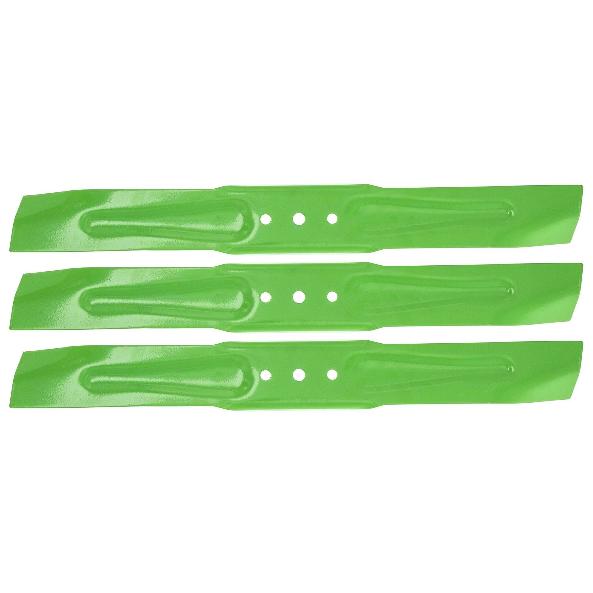 8TEN LawnRAZOR Blade for Lesco Toro Recycler 21 inch Deck 11-9419 14-1659 14-9419 75-9420 91-2256 050808 (High-Lift) 3 Pack