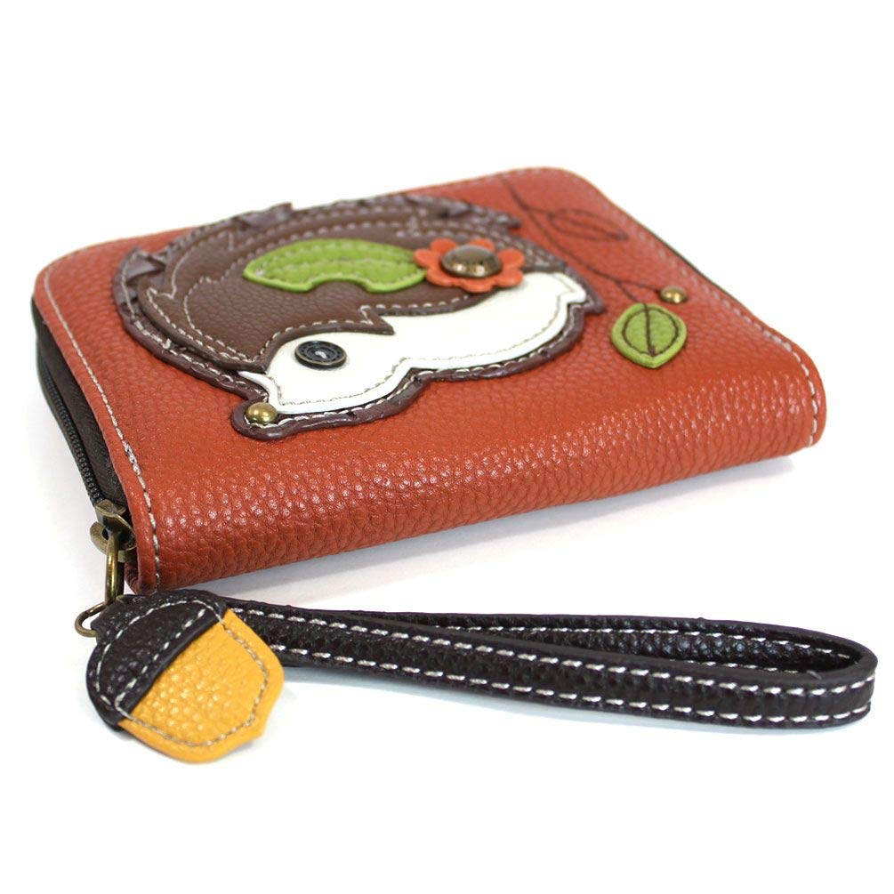 Chala Handbags Hegehog Zip-Around Wristlet Wallet - Hedgehog Collector