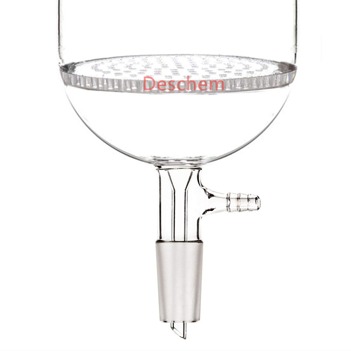Deschem 600ml,24/40,Glass Buchner Funnel with 90mm Pore Plate,Lab Glassware