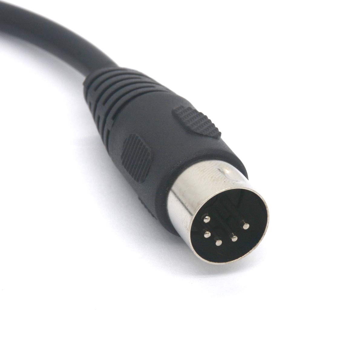 5 Pin DIN to PS/2 Cable Adapter, 5 Pin MIDI Male to 6 Pin Mini Din Female Adaptor for Mouser AT Keyboard