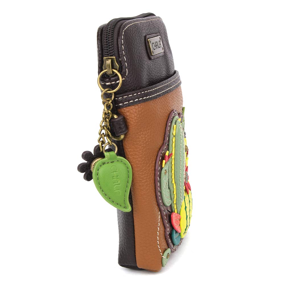 Chala Handbags Cellphone Crossbody Handbag for Flower Lovers (Cactus)