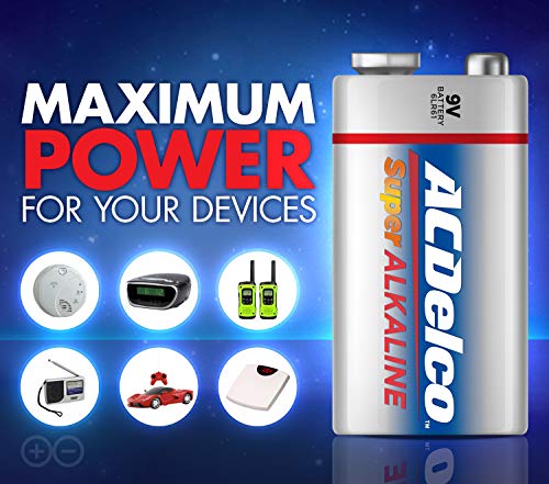 Powermax ACDelco 60-Count AAA Batteries + ACDelco 12-Count 9 Volt Batteries