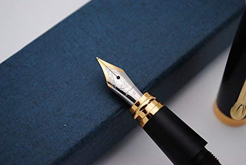 JINHAO 500 Fountain Pen F Nib (Blue Marbled)