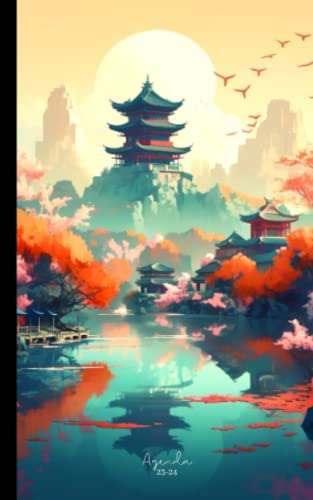 AGENDA 2023 - 2024: Agenda "JAPON". Septembre 2023 Γ AoΓ»t 2024. Semainier. Calendrier annuel, mensuel et hebdomadaire Emploi du temps. Format A5. 141 pages (French Edition)