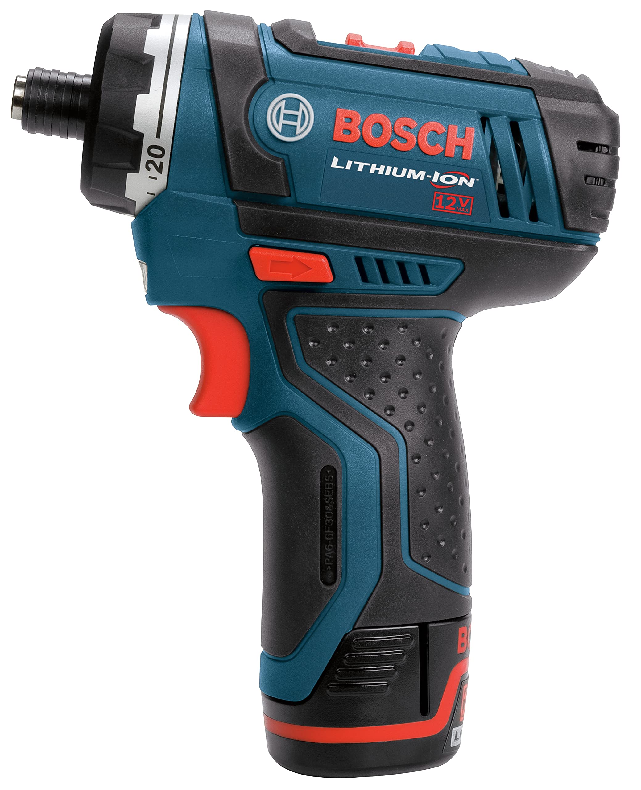 Bosch PS21-2A 12V Max 2-Speed Pocket Driver Kit with 2 Batteries, Charger and Case & 40 Piece Impact Tough Drill Driver Custom Case System Set DDMS40