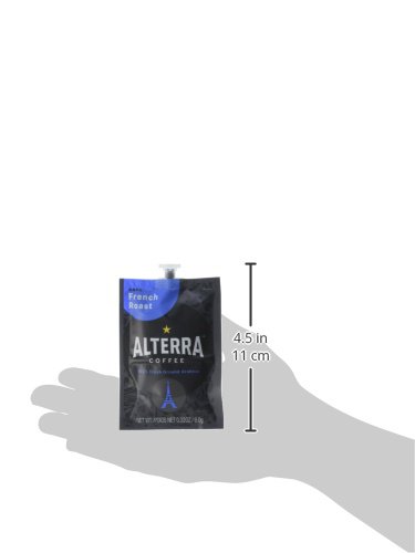 ALTERRA Coffee French Roast Single Serve Freshpacks for MARS DRINKS FLAVIA Brewer, 20 Packets