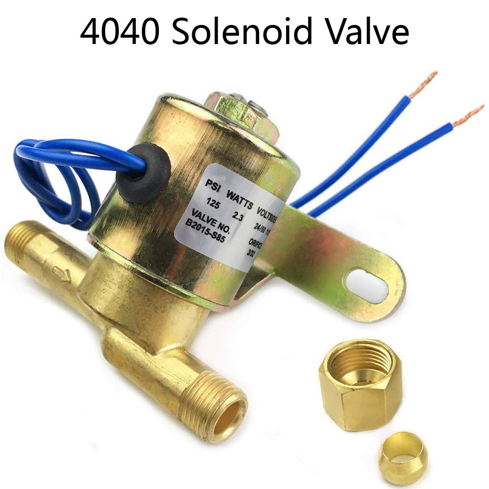 4040 Solenoid Valve, Compatible with Aprilaire Humidifier Solenoid Valve 400, 500, 600, 700, Replaces B2015-S85 B2017-S85, | 24 Volts | 2.3 Watts | 60 HZ