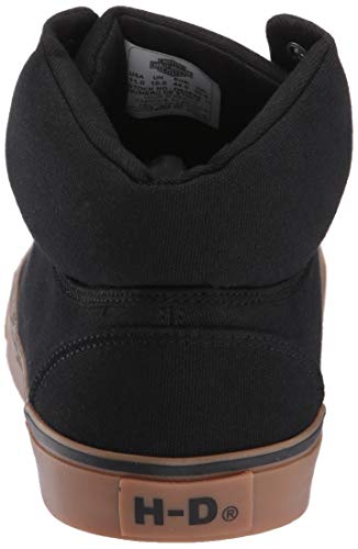 HARLEY-DAVIDSON FOOTWEAR Men's Wrenford Sneaker, Black, 12.0 M US
