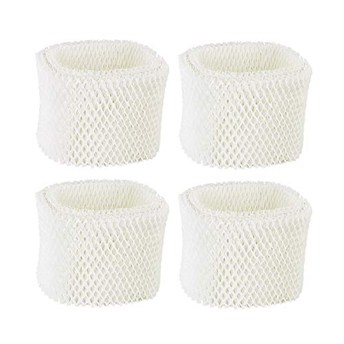 cherliyy 4 Pack WF2 Humidifier Replacement Filters Compatible with/Replacement for Filters Vicks & Kaz 3020, V3100, V3500, V3500N, V3600, V3800, V3850, V3900, ECM-250i, ECM-500, WA-8D
