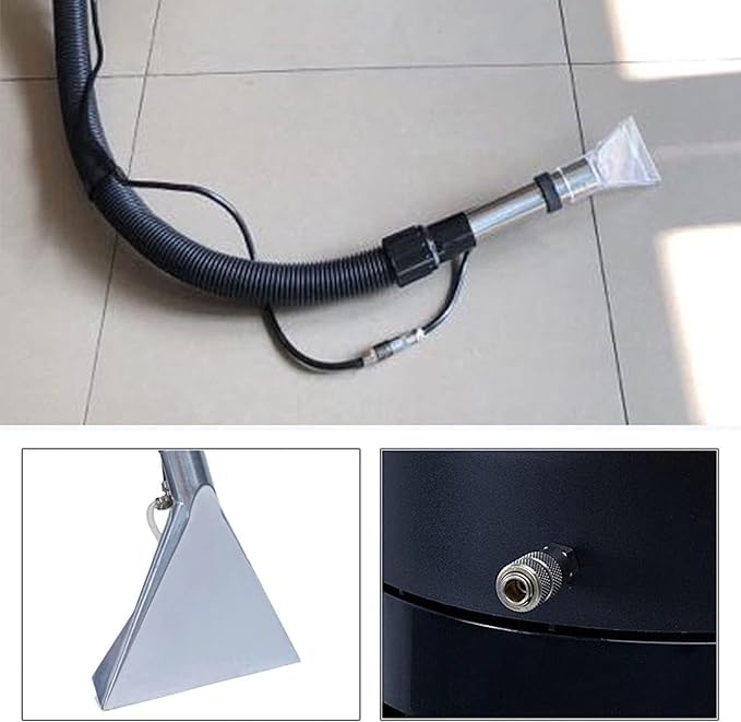 40L/11Gal Commercial Carpet Cleaner, 3 in 1 Multi-Purpose Wet Dry Vacuum Cleaner Portable Carpet Cleaning Machine, Heavy Duty Dust Extractor Sofa Curtains Carpet Cleaning for Carpet and Hard Floor