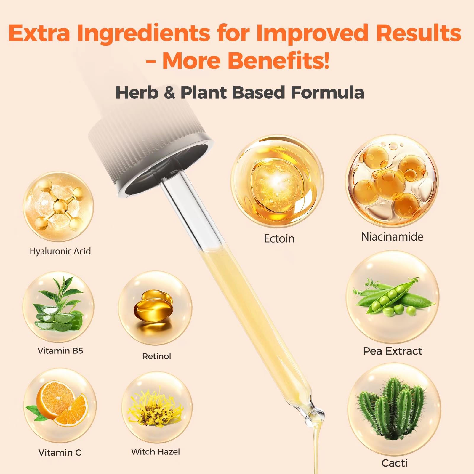 Retinol Serum for Face 2.5%, B5 Resurfacing Retinol Serum with Vitamin C, Vitamin E, Hyaluronic Acid, Niacinamide, Serum for Anti-Aging, Wrinkle Smoothing, Dark Spot Corrector, Brighten Dullness