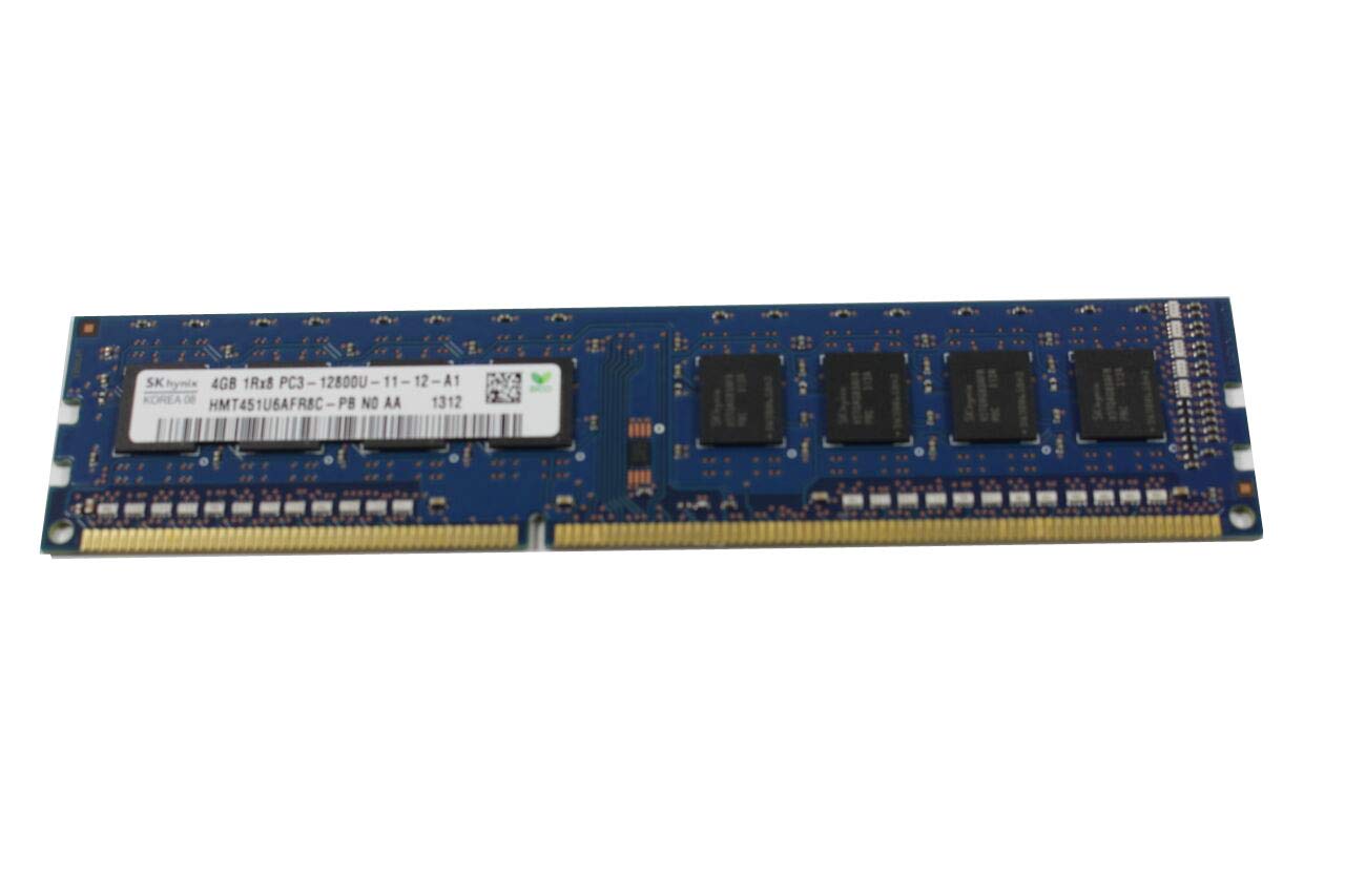 Hynix 4GB PC3-12800U DDR3-1600 1RX8 Non-ECC UDIMM Memory HMT451U6AFR8C-PB