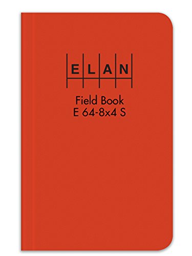 Elan Publishing Company - E64-8x4S Org E64-8x4S SewnField Surveying Book 4 5/8 x 7 1/4 Orange Stiff Cover