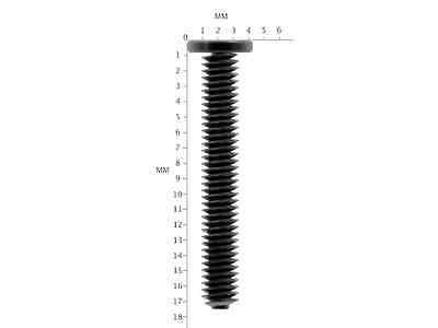 RapidSparesLtd Pack of 500 M2.5x17 New Black Zinc Wafer Head Laptop Machine Screw Philips Head