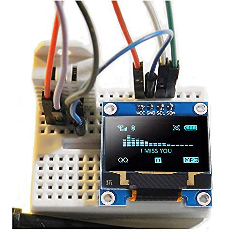 Organizer 0.96" Inch Yellow and Blue I2C IIC Serial OLED LCD LED Display Module with Raspberry PI 128X64 for Arduino 51 MSP420 STIM32 SCR (2pcs)