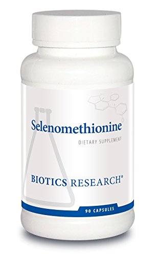 Biotics Research Selenomethionine โ High Potency Selenium, Thyroid Gland Function, DNA Production, Cognitive Health, Potent Antioxidant. 90 Capsules