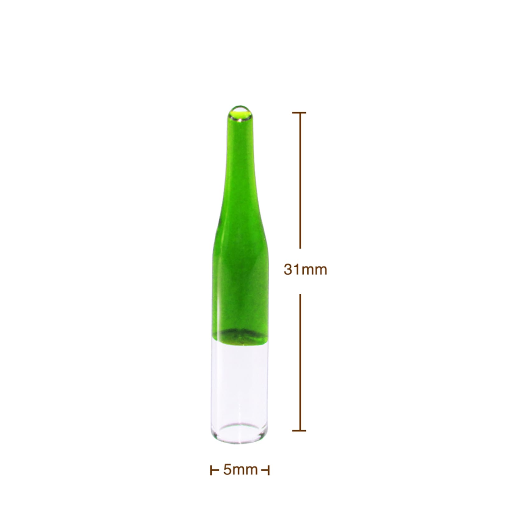 ALWSCI 200 ul Vial Inserts, 5x31 mm Glass, Conical Base, 100 pcs/pk