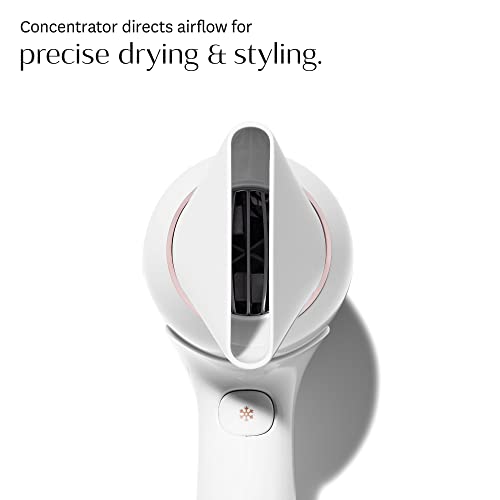 T3 Fit Compact Hair Dryer, White/Rose Gold, 1 Count