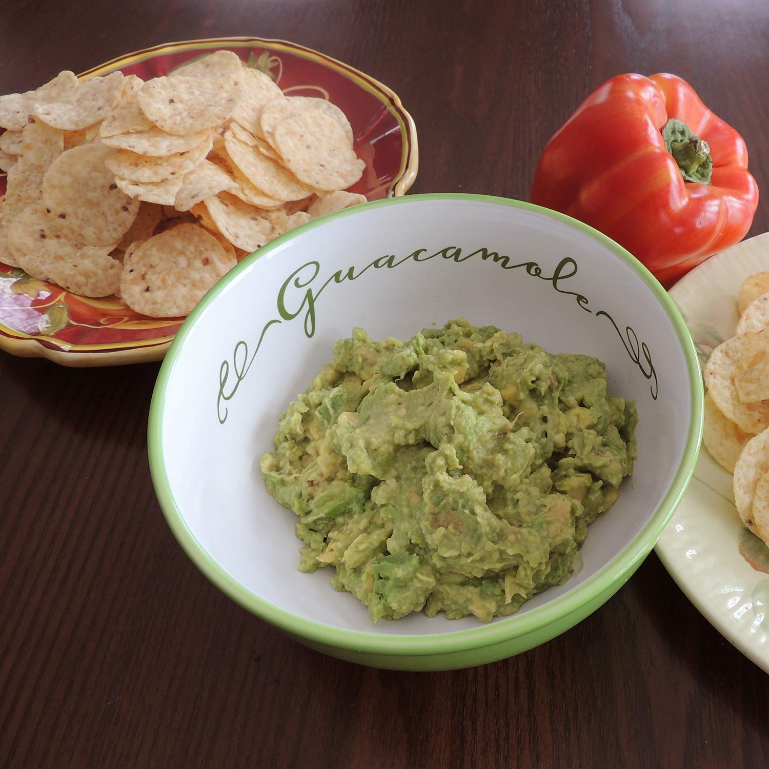 Abbey Gift 57902 Gift Guacamole Bowl, 6"/3", Multicolor