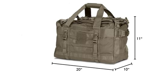 5.11 Tactical Rush LBD Mike, Multipurpose Duffle Backpack, Ranger Green, Style 56293
