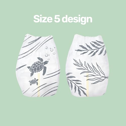PARASOL Clear+Dry Disposable Diapers | RashShield Protection, Leakproof Design, Hypoallergenic Diaper Set | Size 5 (26+ lbs.) 48 Count