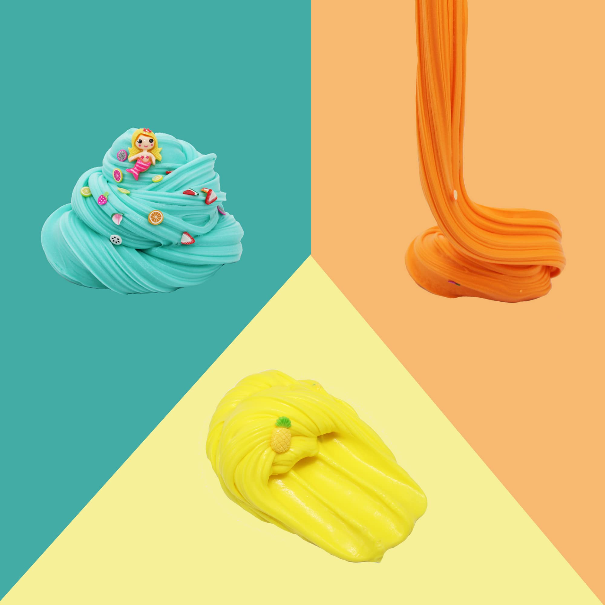 9 Pack Butter Slime Kit for Girls,Party Favors Stretchy and Non-Sticky, Stress Relief Toy for Kids,Soft DIY Slime for Boys
