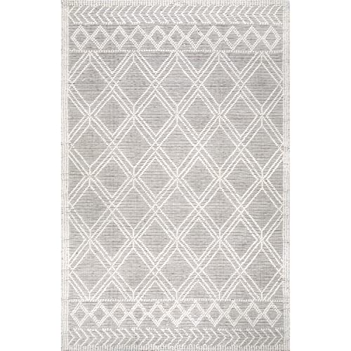 nuLOOM Natti Contemporary Trellis Area Rug, 8' 6" x 11' 6", Beige