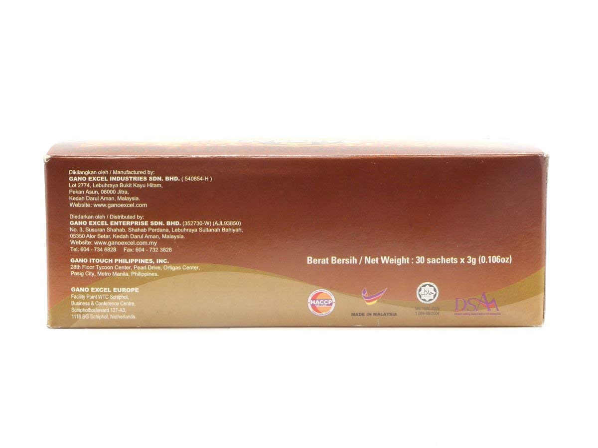 5 Box Nugano Black Coffee + 1 Box Gano Excel Classic - 100% Certified Ganoderma Lucidium Extract Bold and Flavorful Healthy Gourmet Instant Coffee