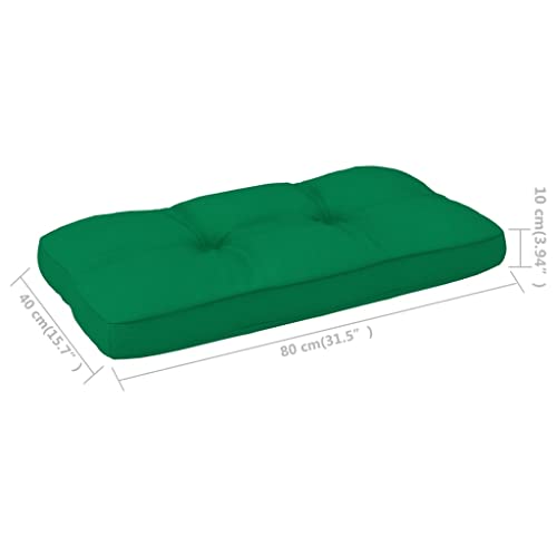 imasay Pallet Sofa Cushion Green 31.5"x15.7"x3.9"