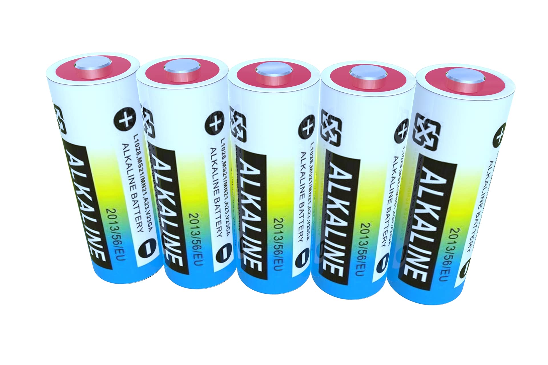 EX-ENEGY 23A A23 21/23 MN21 12V Alkaline Batteries 5 pack for Garage Doors Opener Keyless Entry Doorbells and Alarm Remote