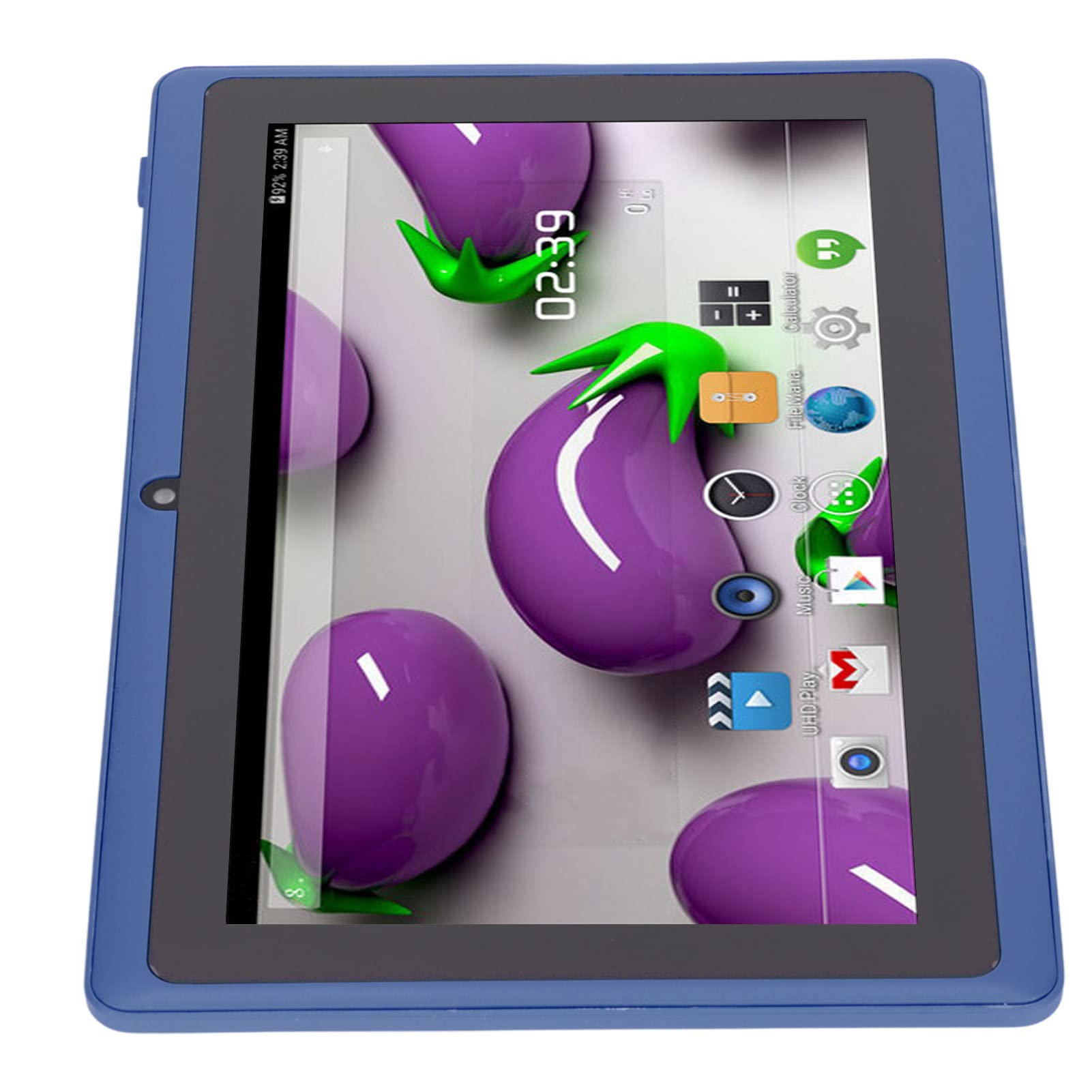 7in Tablet PC, Quad Core CPU Processor, HD Eye Protection Screen, RAM 512MB ROM 8GB, Kids Tablet Support WiFi Bluetooth Dual Camera for Android(Blue)