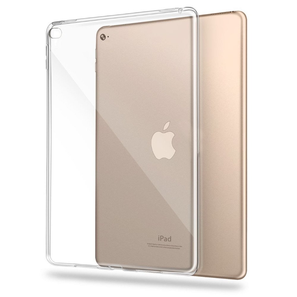 iPad Air II TPU Bumper Case, Ultra-Thin Flexible Silicone Gel Protective Case Cover for 9.7 inch iPad Air 2 - Crystal Clear