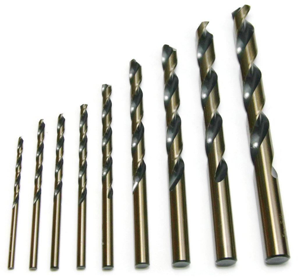 Norseman USA Made Magnum Super Premium Jobber High Speed Steel Twist Drill Bits Type 190-AG - #40 - PACK OF 5