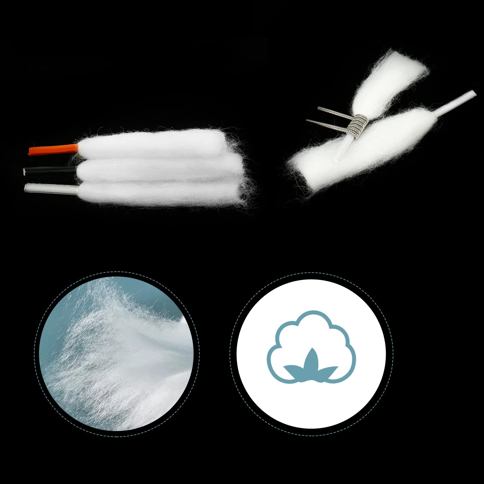 90 Pieces Organic Shoelace Style Organic with Wicking Material Preloaded Shoe Lace for DIY Lovers (Orange, White, Black)