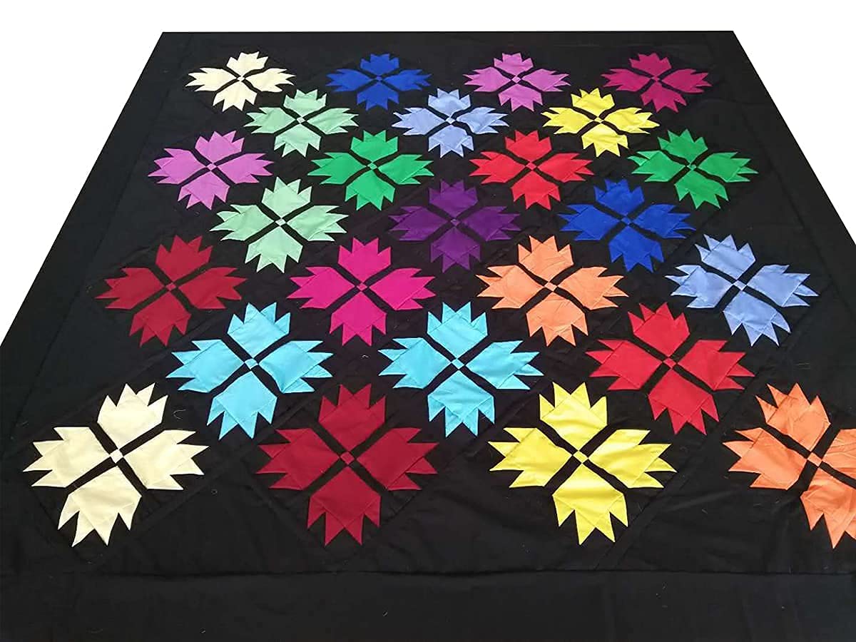 50 PCS 10" x 10" Precut Multi-Colors Cotton Fabric Squares Fabric Bundles for Sewing & Quilting Beginners