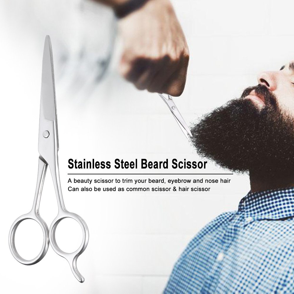 5" Men's Beard & Mustache Scissors . Trimming, Cutting and Styling Made Easy. Designed for Next Level of Beard & Mustache Grooming.