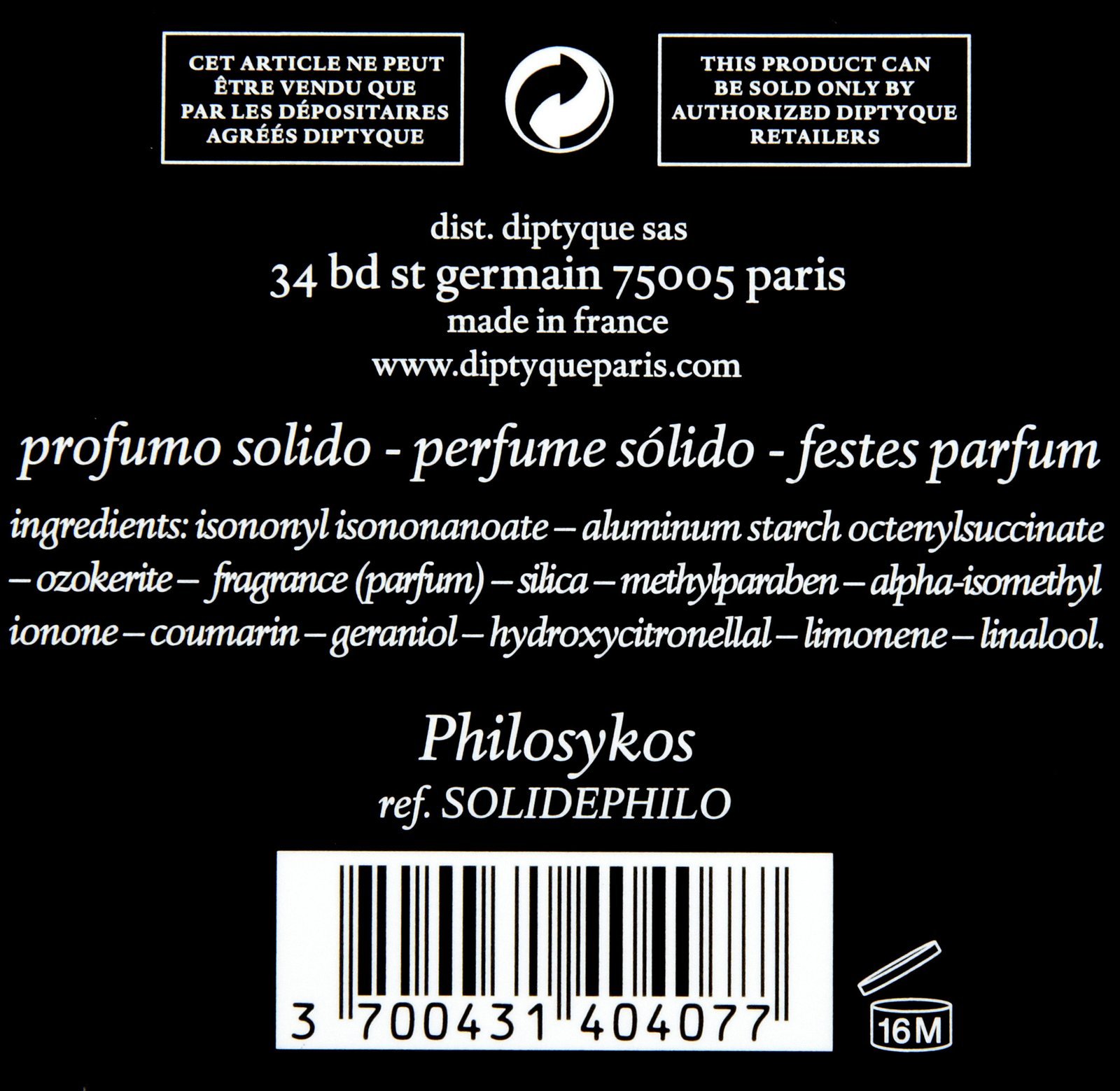 Diptyque Philosykos Solid Perfume-0.14 oz