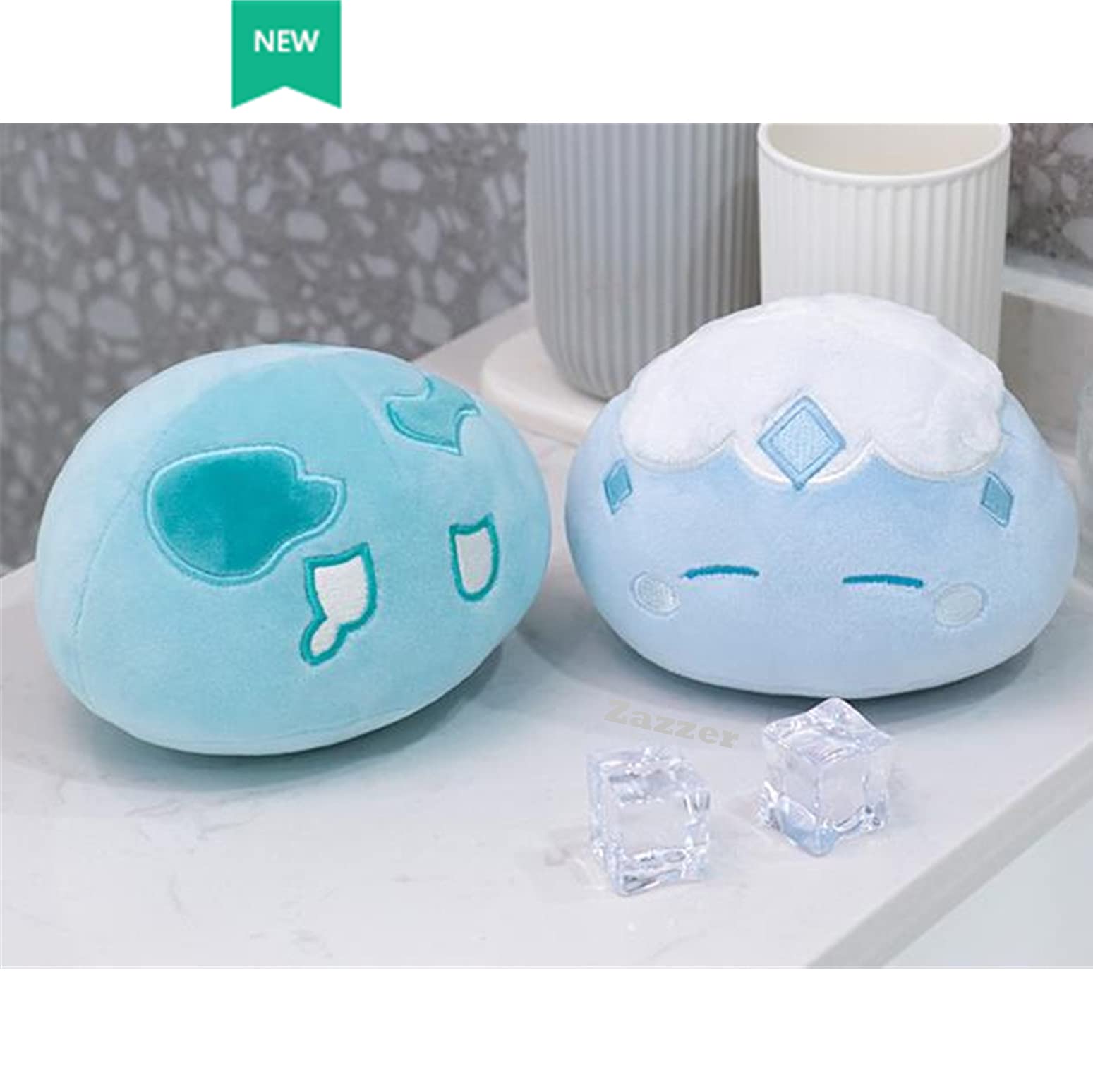 Childrenās Plush Toy Slime Plush 3.9" Set, Monster Plush Role-Playing Game Fan Props (7pcs)