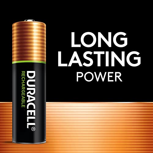 Duracell Rechargeable AAA Batteries, 6 Count (Pack of 1) Triple A Battery for Long-lasting Power, All-Purpose Pre-Charged Battery for Household and Business Devices