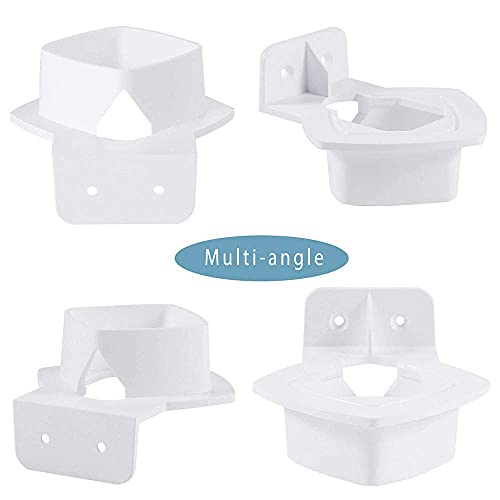 Koroao Wall Mount Holder for Linksys Velop Tri-Band AC2000/AC6600/AC4400/AC2200 Whole Home WiFi Mesh System by Koroao, Linksys Velop Mesh Router Holder (2PACK)