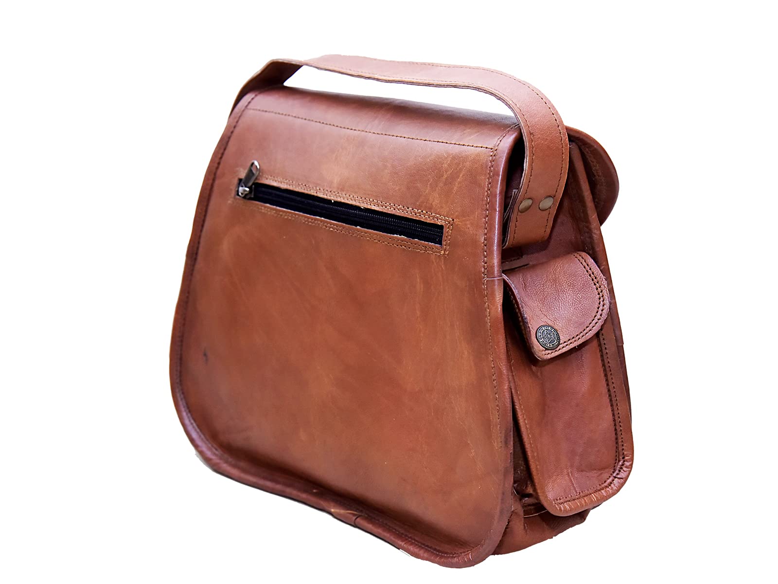 C.P Leather Women's Genuine Leather Tote Shoulder Crossbody Sling Bag Big Capacity Tassel Purses Handbag