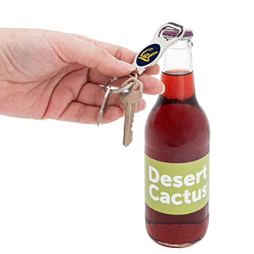 Berkeley University of California Bottle Opener KeychainGolden Bears Cal UC Car Keys (Silver Bottle)