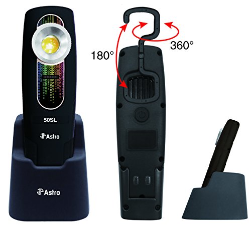 Astro Pneumatic Tool 50SL SunLight 400 Lumen Rechargeable Handheld Color Match Light - CRI 97