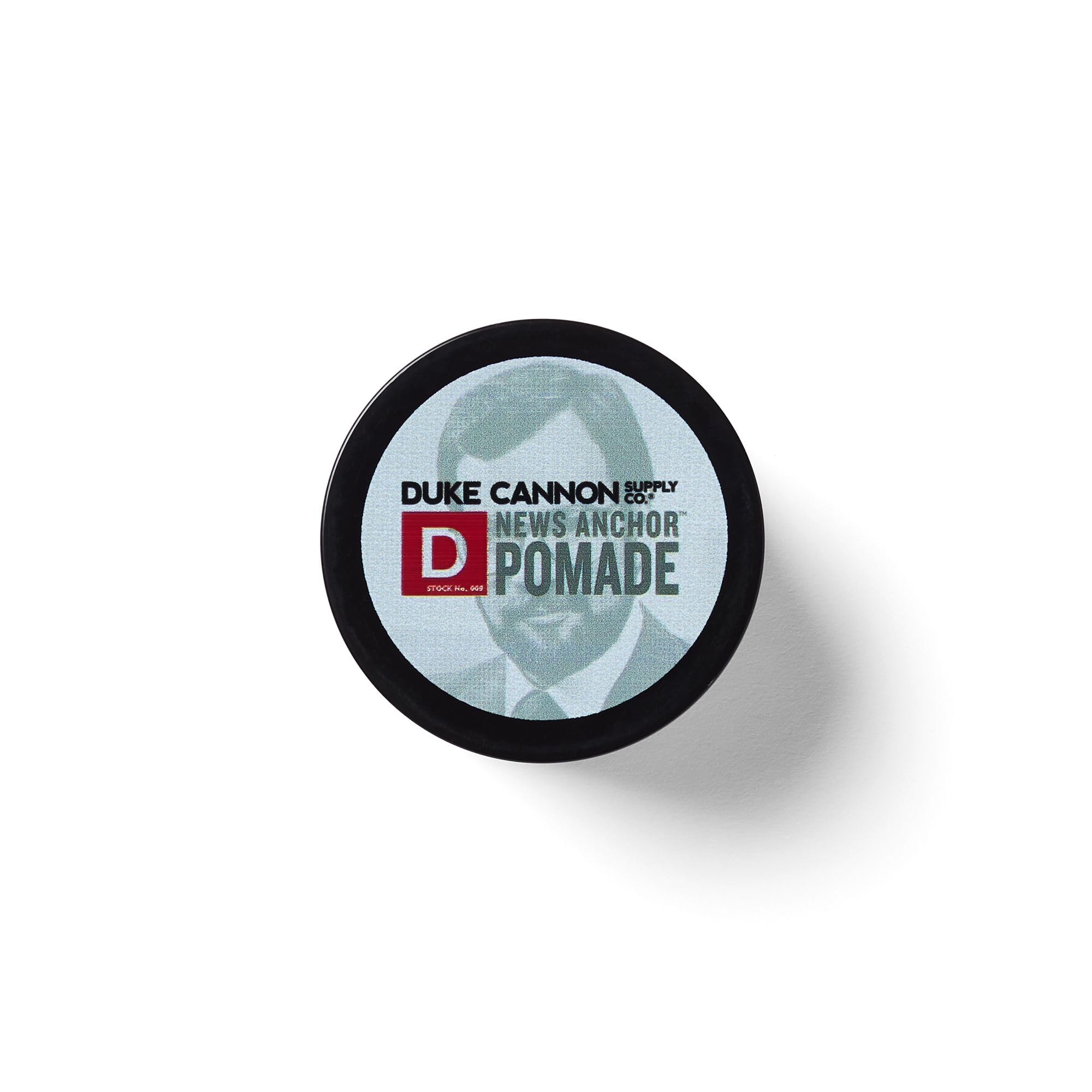 Duke Cannon Supply Co. - News Anchor Pomade, Sandalwood and Citrus Hints (4.6 oz) Natural Matte, Medium-to-Strong Hold Pomade for All Hair Types