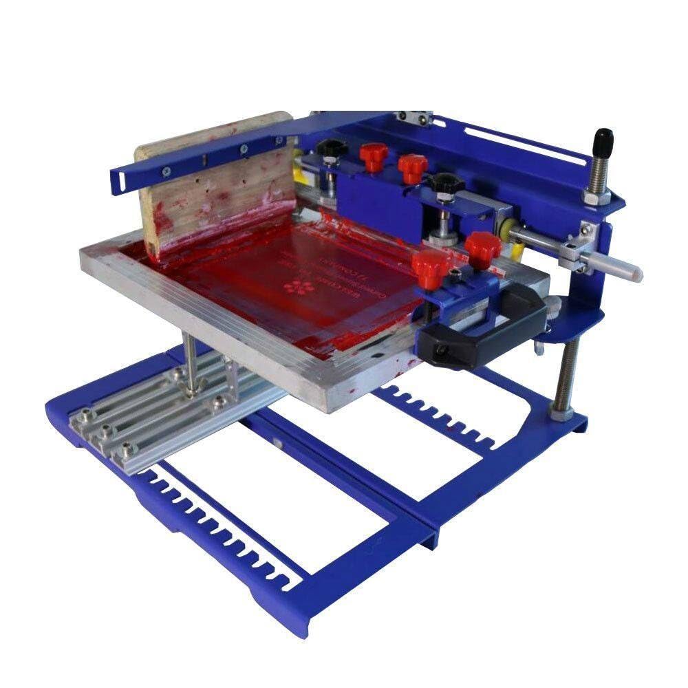 7.9" x 5.9" 20Ă15cm Manual Cylinder Curved Screen Printing Press for Pen Cup Mug Bottle (Diameter:6.7")