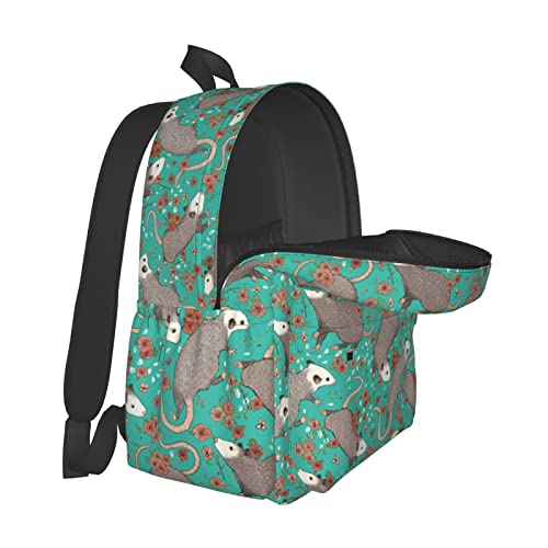 Biunnru Possums Travel Backpacks 15 In Cartoon Backpacks For Laptop Backpack